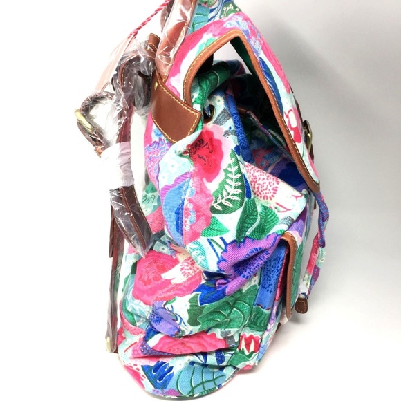 Oilily | Bags | Nwt Oilily Floral Turquoise Backpack | Poshmark